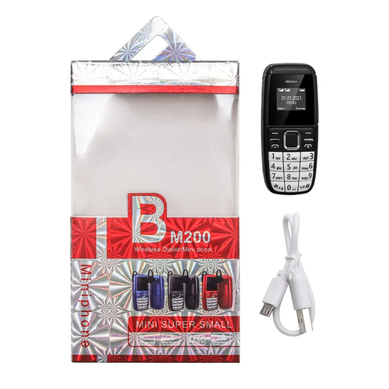 Mini Bm200 0.66 Inch Oled Screen Dual Sim Card Super Mini Bt Dialer 4 ...