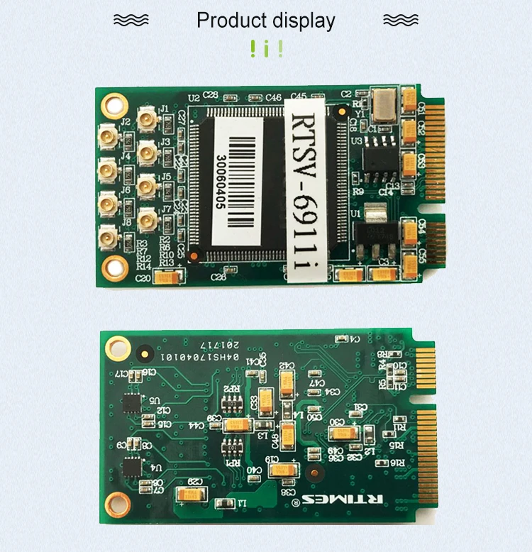 CVBS Video Capture Card Rtsv-6911i - 8-Channel Frame Grabber