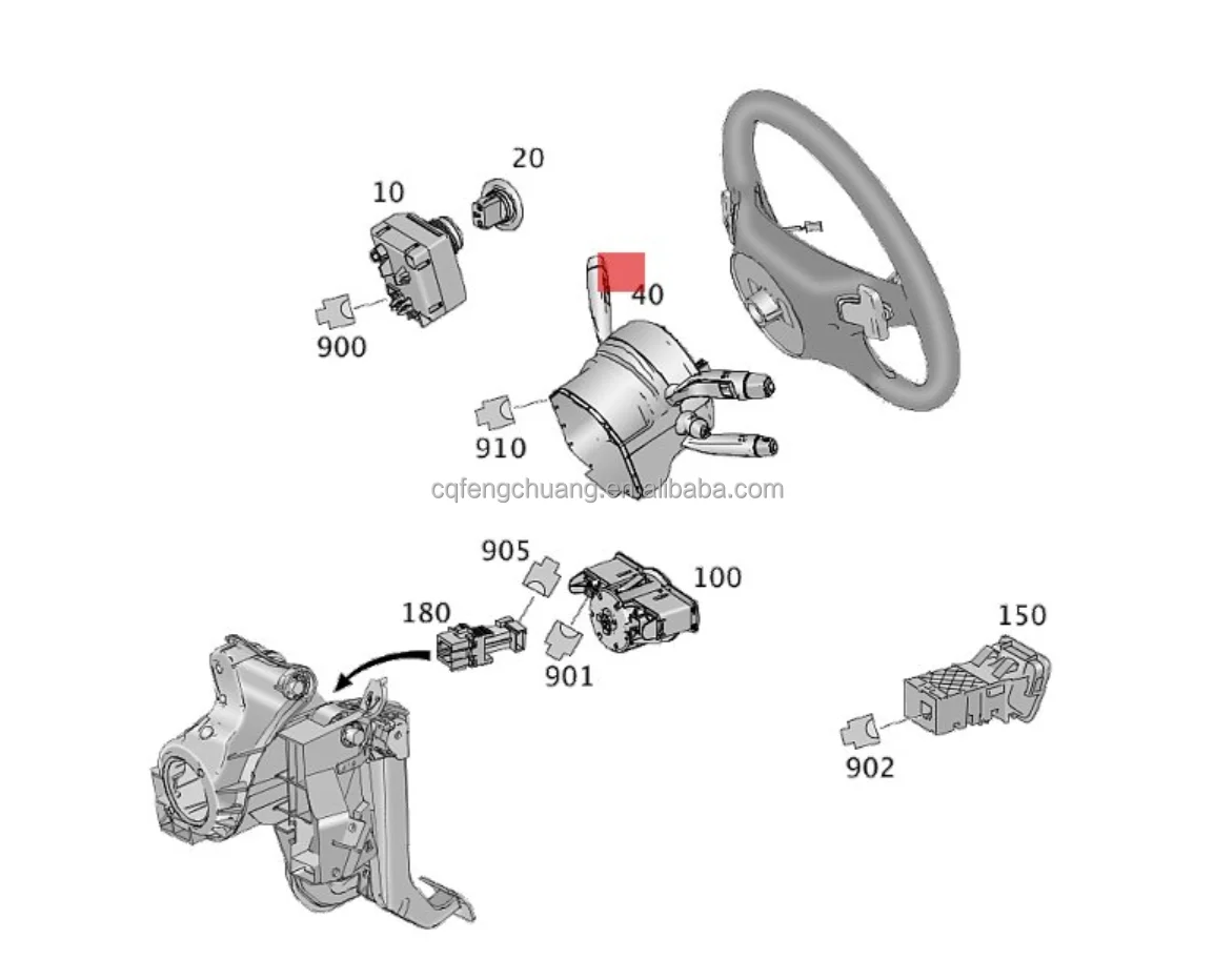 The Indicator and Wiper Combination Switch for the Mercedes W166 ...