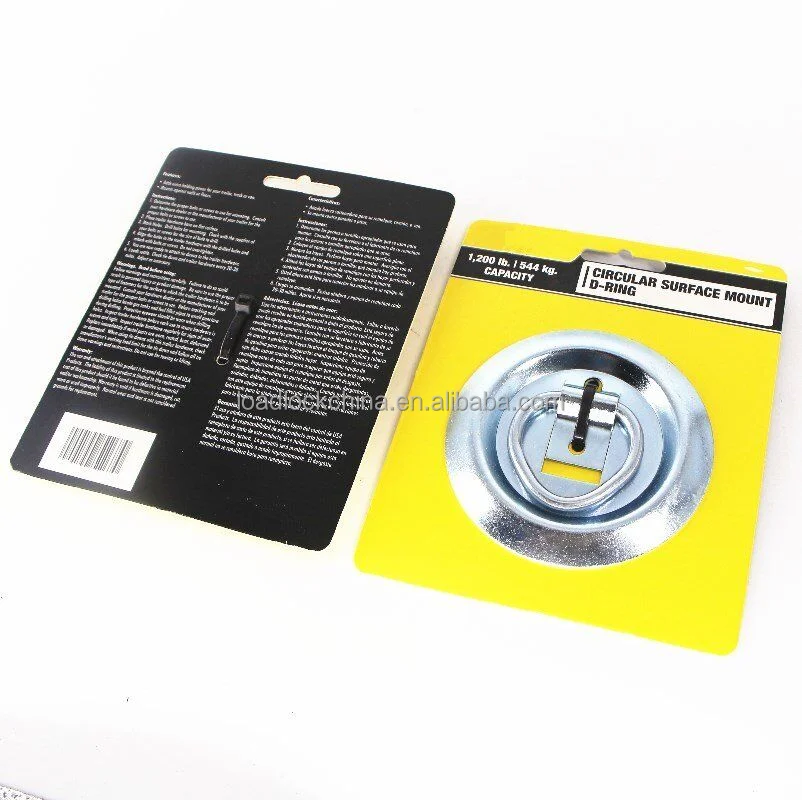 Surface Mount Recessed D Ring Tie Downs Anchor Point Bolt On Floor Ring ...