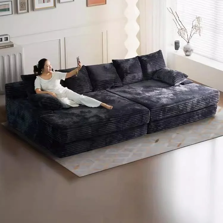 Furniture One-piece Sponge Big Mac Sectional Sofa Indoors Living Room ...