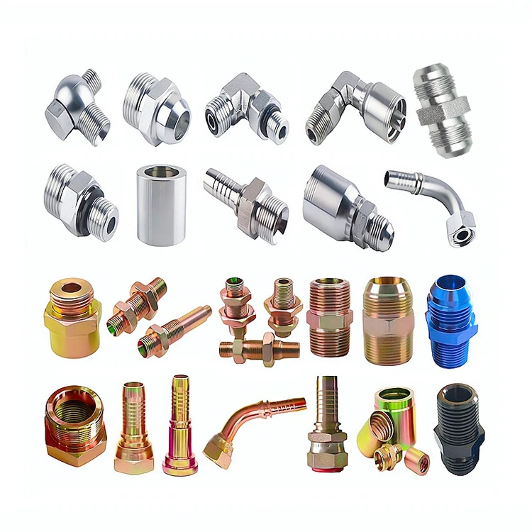 Hydraulic Hose Ends Crimp Fitting Adapters for Pneumatic Hoses