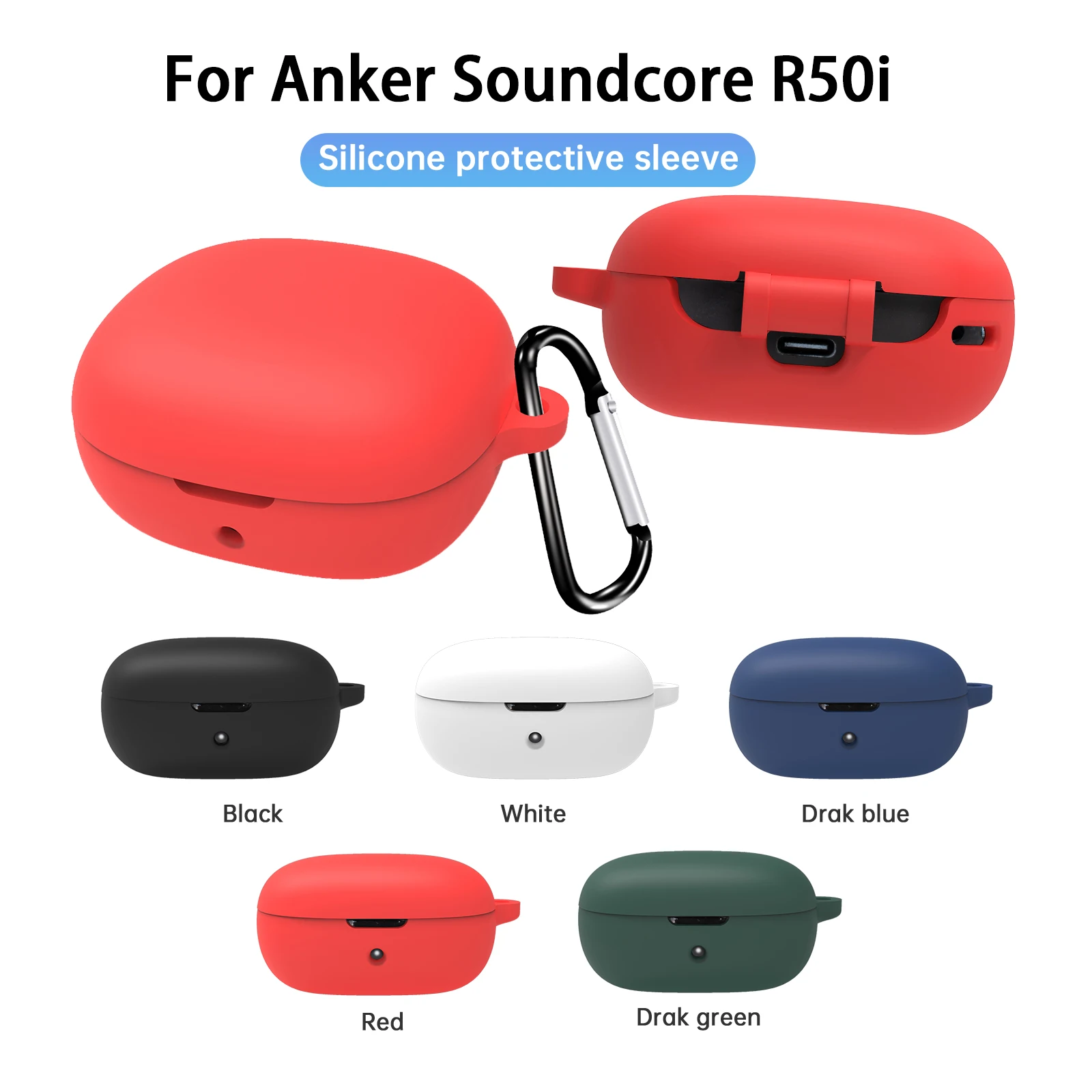 Silicone Case for Anker Soundcore R50i - Durable & Stylish