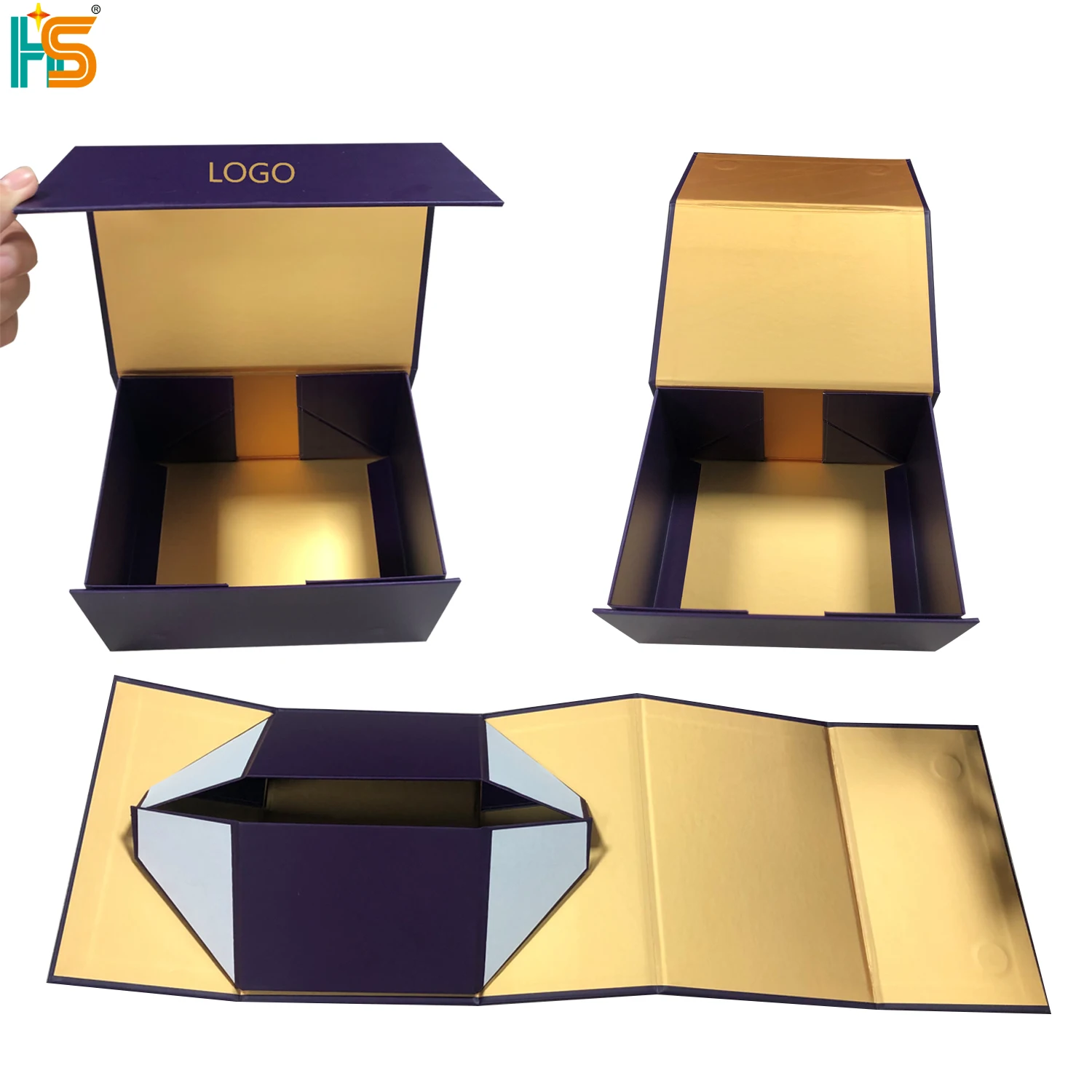 Custom Printed Scatola Regalo Cardboard Rigid Hardbox Magnetbox Magnet ...