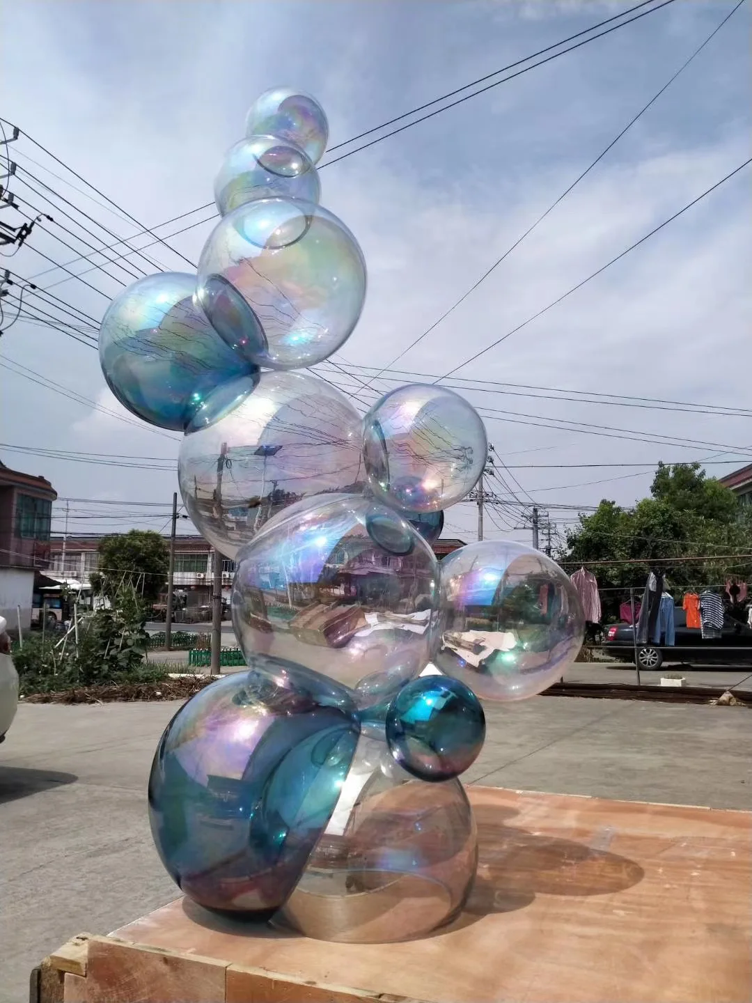Life Size Resin Balloon Fiberglass Sculpture For Window Display ...