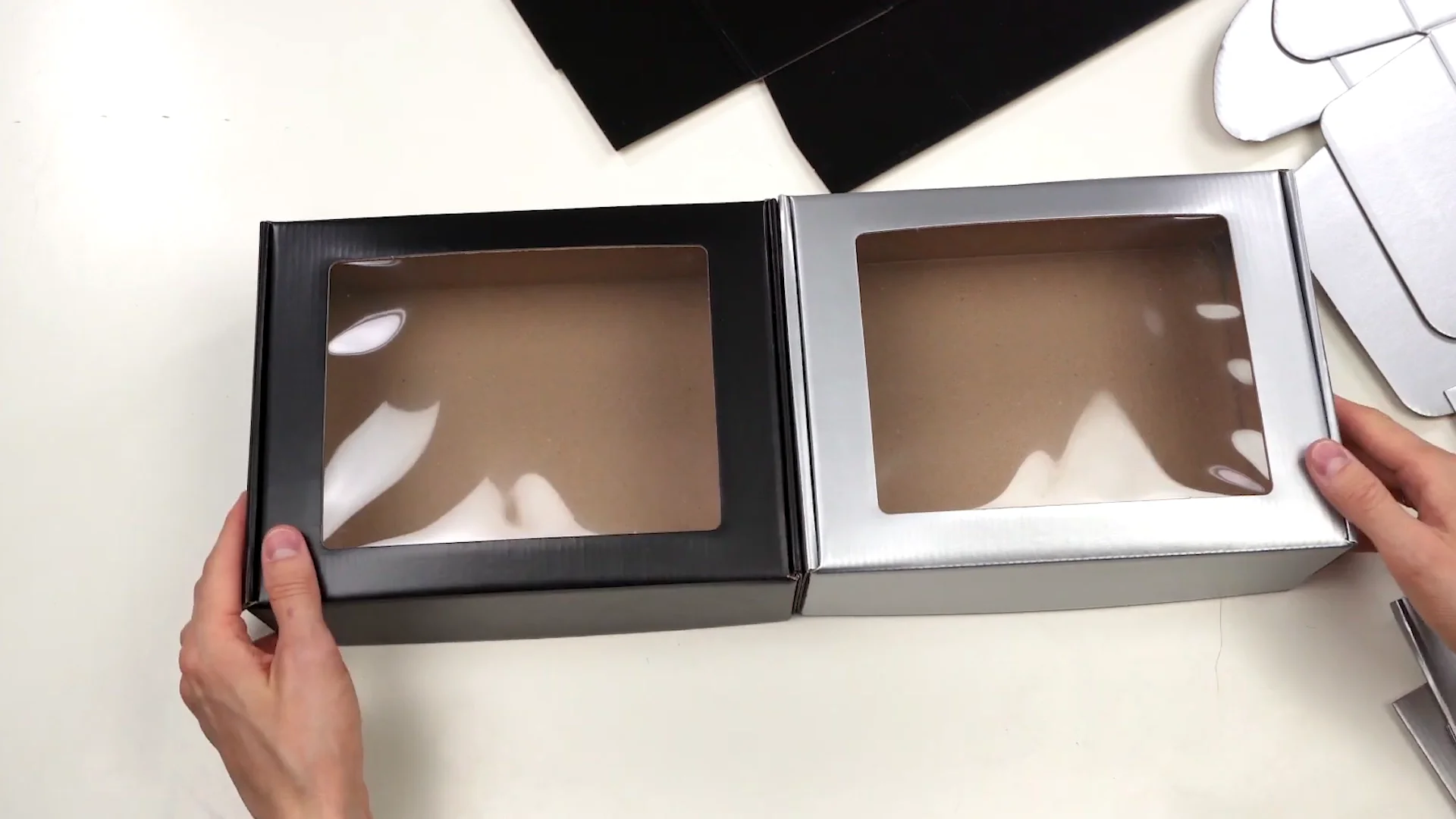 Eco Friendly Products 2024 Kraft Paper Mailer Box With Window For Cakes ...