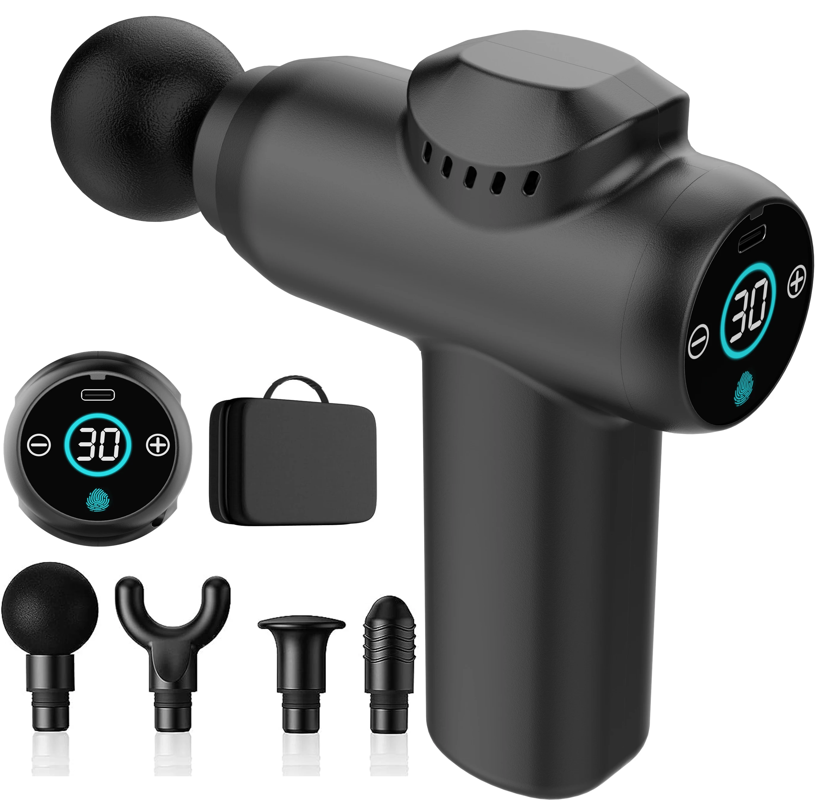 Phenitech 2024 Mini New Massage Gun Pocket Sized Deep Tissue Portable Percussion Muscle Massager