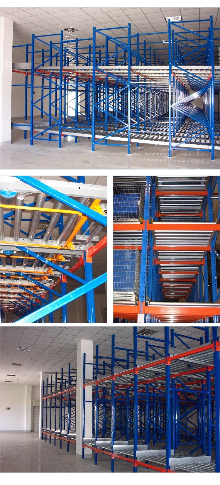 Ecommerce Warehouse Shelves Gravity Carton Flow Racking Ral System ...