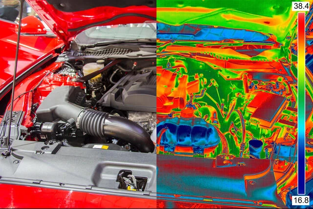 Automobile Trouble Shooting Thermal Imager 256*192 Temperature Cam ...