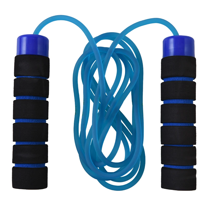 Lightweight PVC Jumping Rope Custom Logo Foam Handle Adjustable Heavy ...