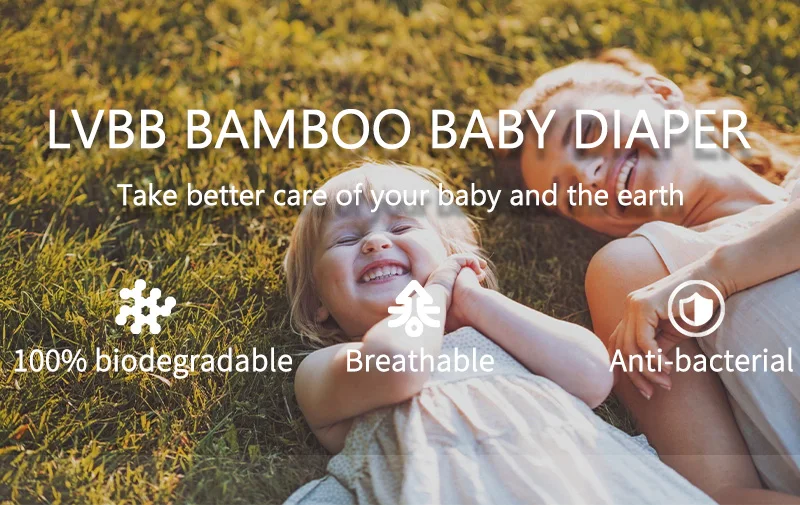 Eco-friendly Bamboo Baby Diapers - Absorbent & Biodegradable