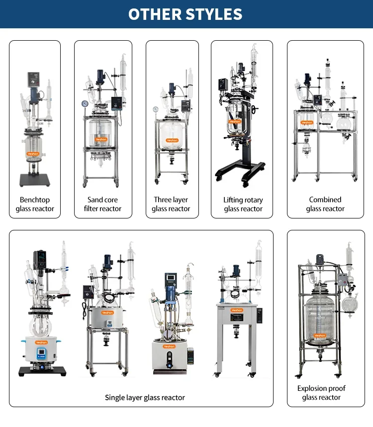 Customized Filtration Laboratory Glass Reactor - YUHUA