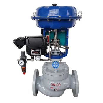 4-20ma Modulating Control Valve Cast Steel Ansi 150lb Flange Spring ...