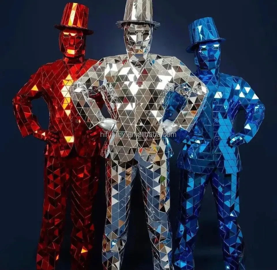 Customized Mirror Man Costume - Halloween & Party Wear