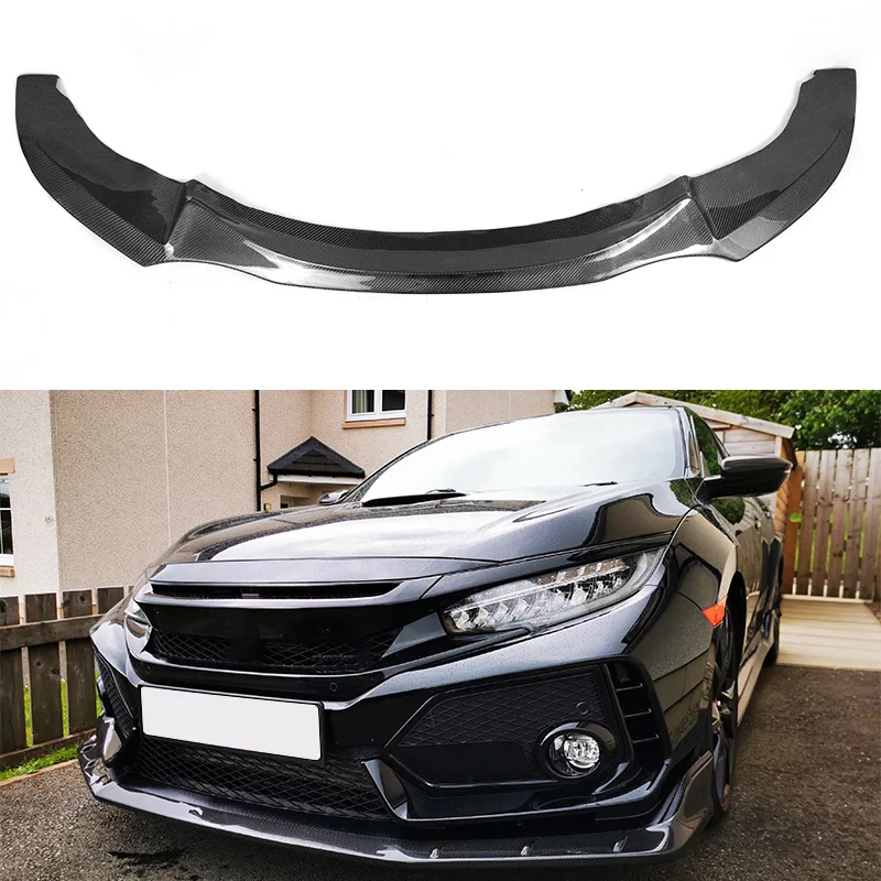 OEM Carbon Fiber Type R FK8 Front Lip for Honda Civic