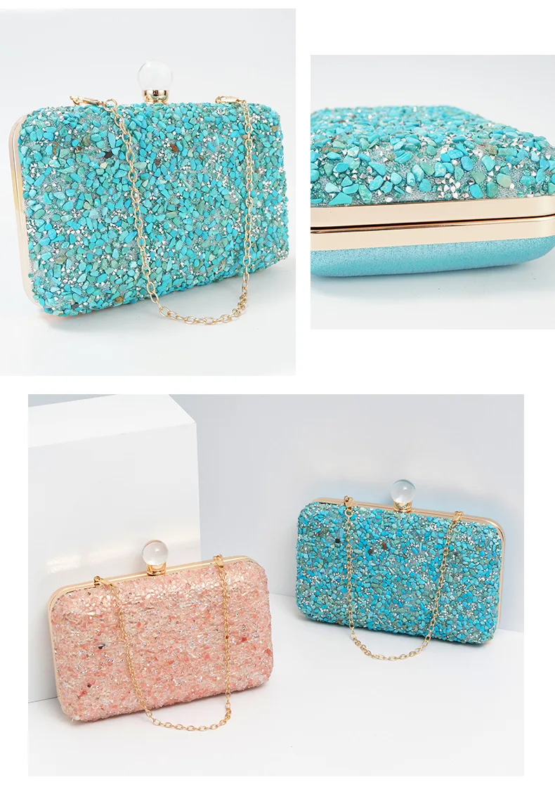 Wholesale Custom Ladies Multi-color Purses Designer Handbags Stone ...