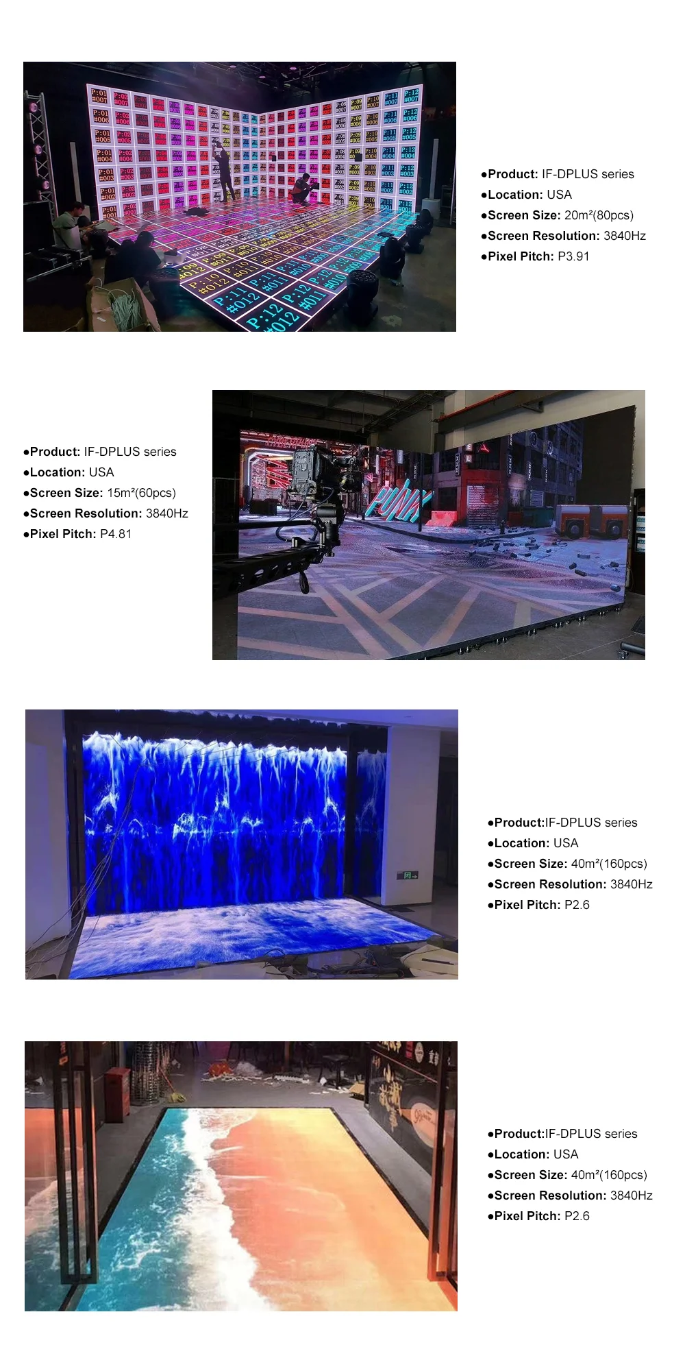 Easy Quick Installing Dance Floor LED Display P4.81 Interactive Video ...