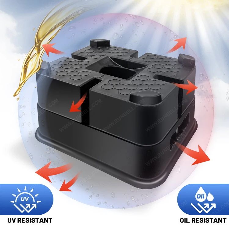 Trailer Jack Block Rv Camper Stabilizer Blocks With Bag For Travel ...