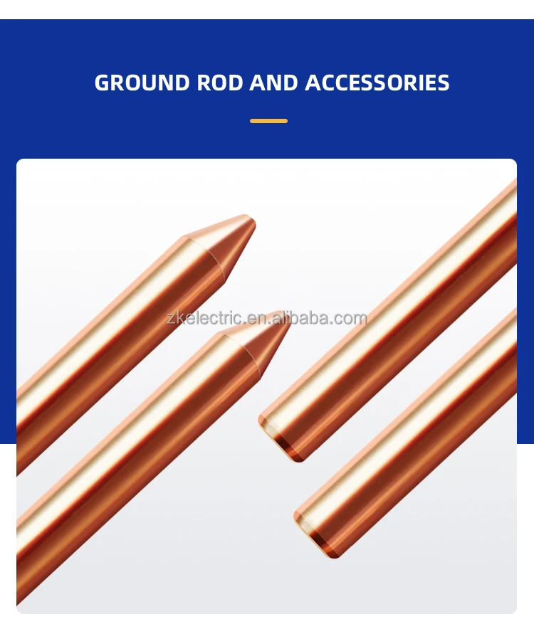 Earth Rod Price Copperweld Clad Steel Ground Rod Copper Bonded ...
