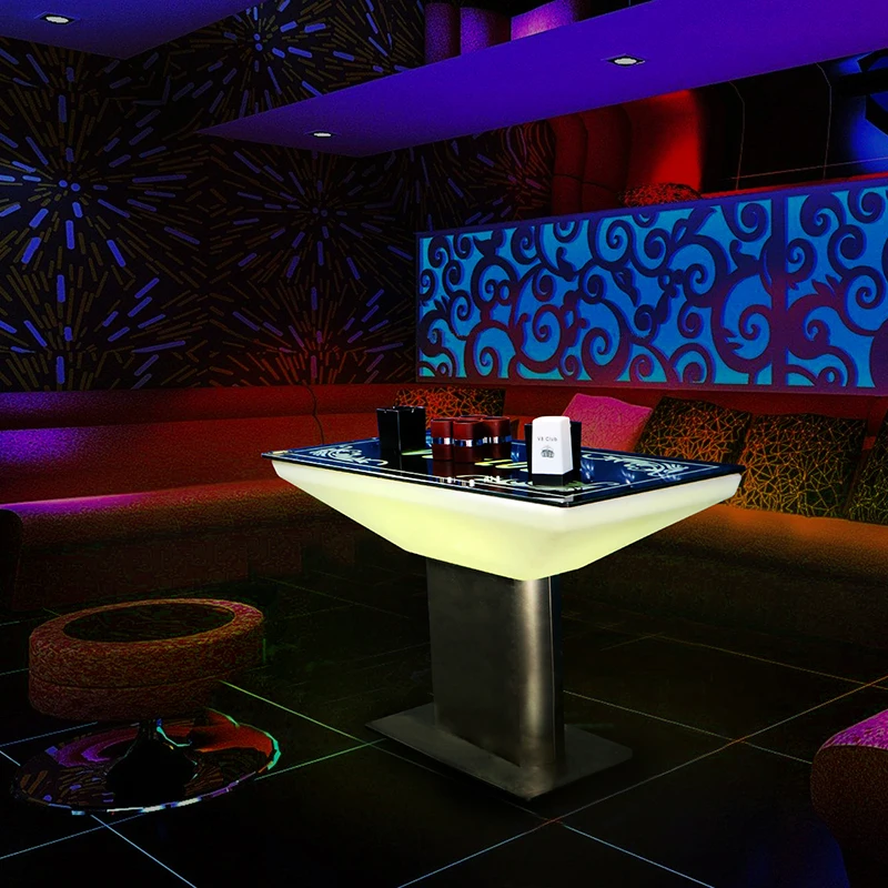 Alibaba.com: Restaurant Dining Tables Night Club Glowing Desks Bar ...