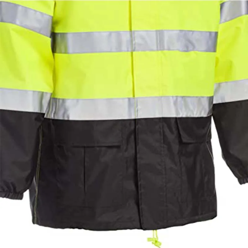 EN471 ANSI Standard High Visibility ANSI Class 3 Rain Suit Jacket and ...