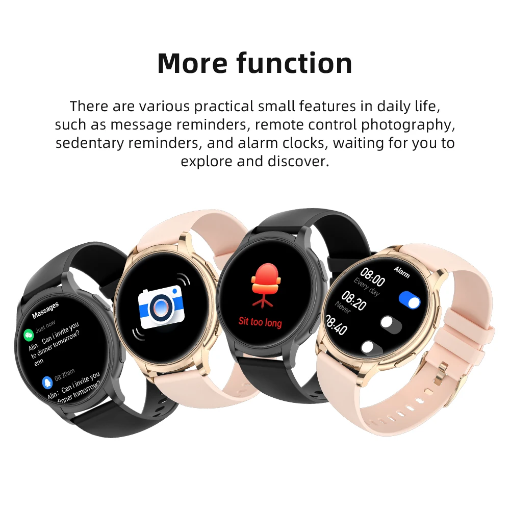Maxtop Round Smartwatch - Luxury Fashion & Fitness Tracker
