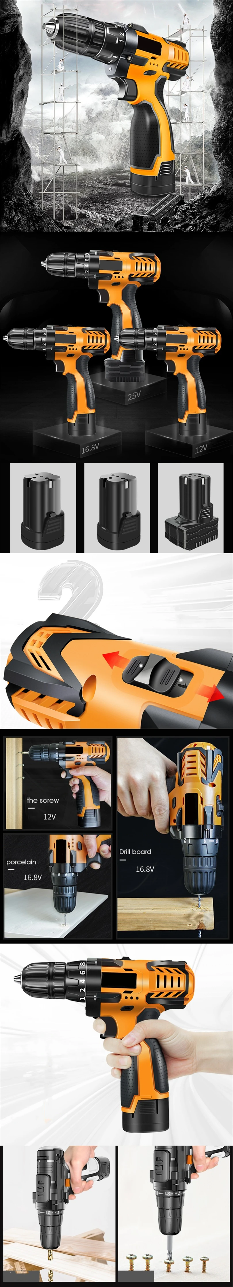 Electric Power Tool Set - Cordless Combo Kit for DIY & ODM | Wholesale
