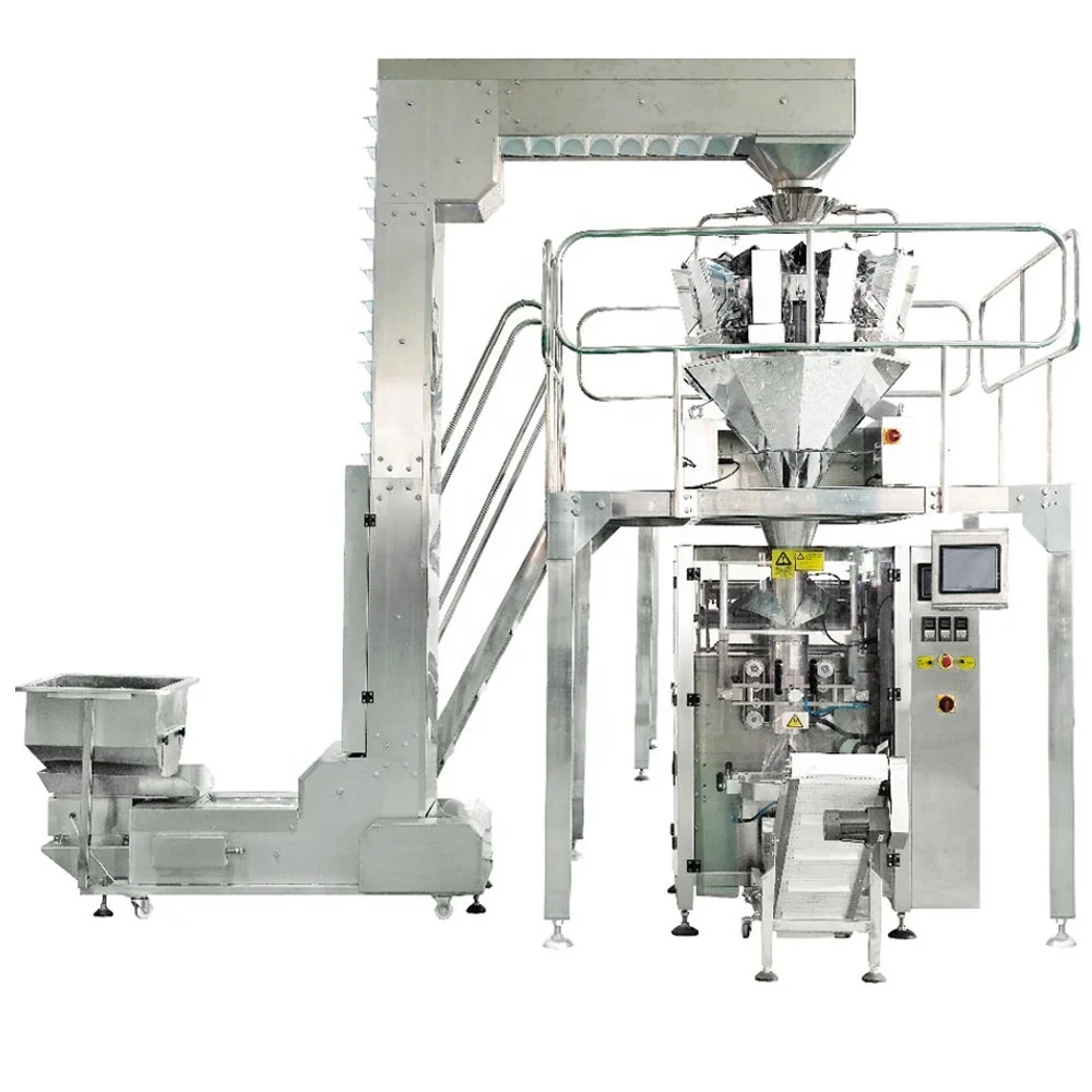 Automatic Vertical Grain Bag Packing Machine - Multihead Weigher