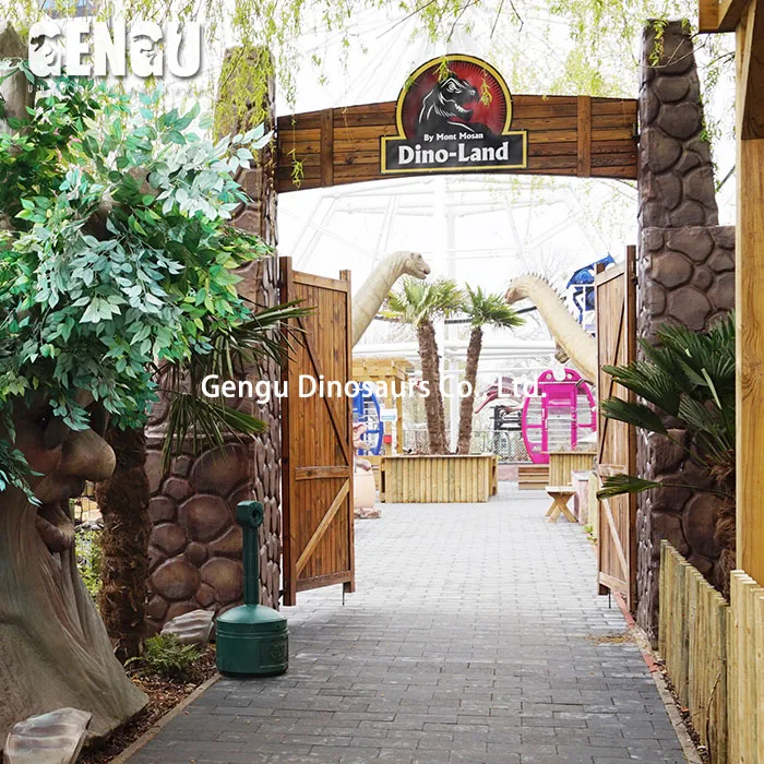Dinosaur Park Entrance Fiberglass Dinosaur Gate - Buy Park Entrance ...