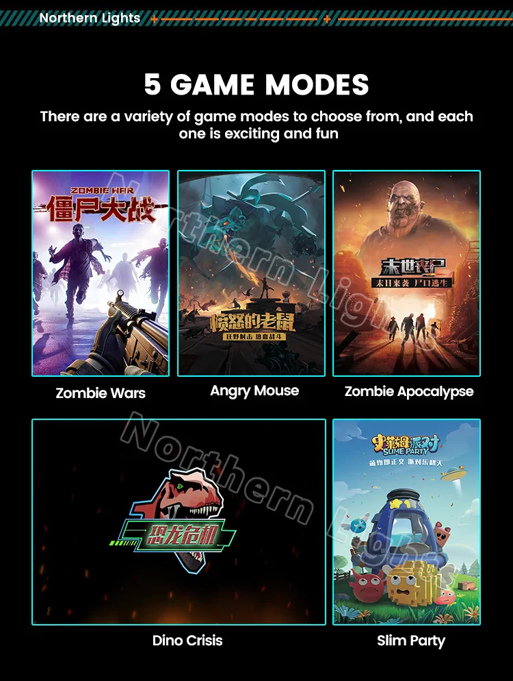 9d Vr Virtual Reality Gun Battle Games Standing Vr Shooting Vr ...