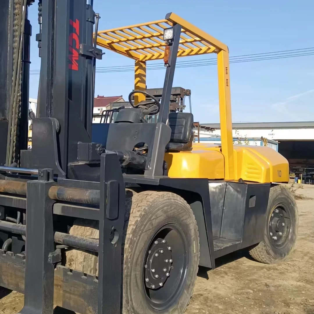 Japan Original 10 Tons Heavy Duty Used TCM 100 Forklift in Good Quality ...