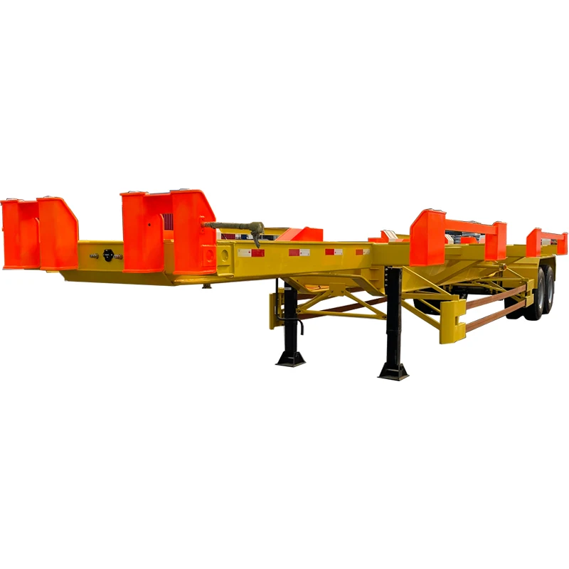 20ft 40FT 45FT Port dock combo shipping container chassis trailer ...