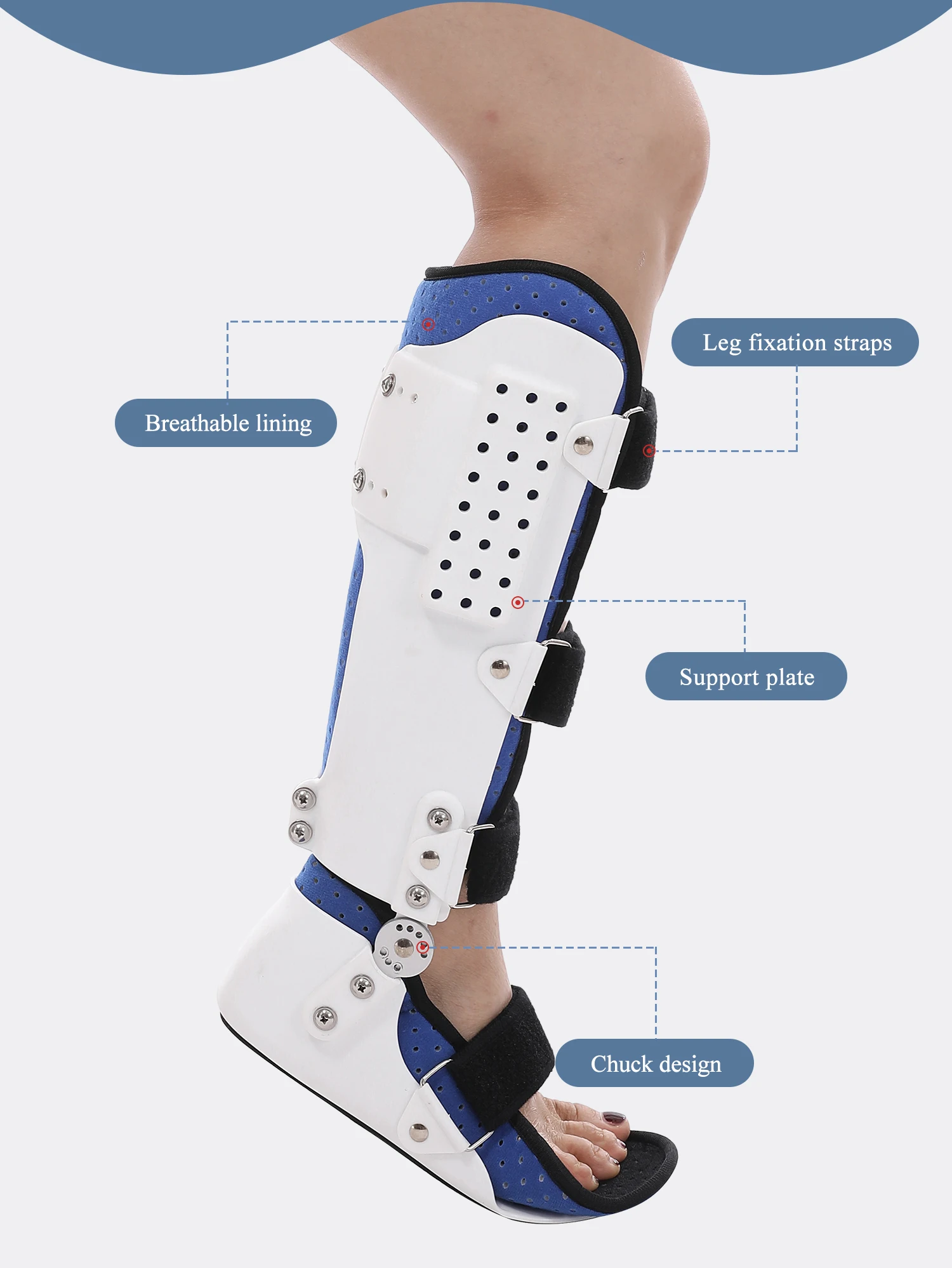 Medical Orthosis Walker Boots Ankle Sprain Brace Fracture ...