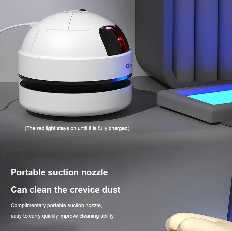 Mini Desktop Cleaner - Efficient USB Charging Vacuum