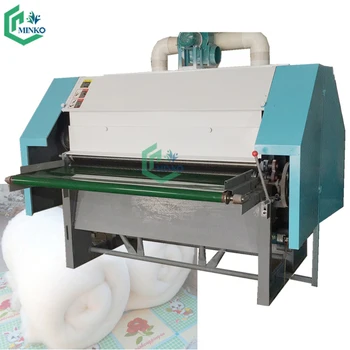 Polyester Roller Fiber Fabric Opening Carding Wool Cotton Carder ...