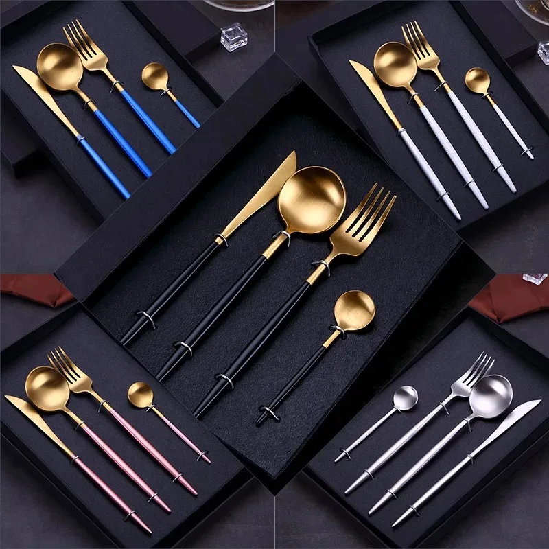 1 Cent Items Cubiertos Wedding Deco Spoon Besteck Set Flatware Cutlery ...