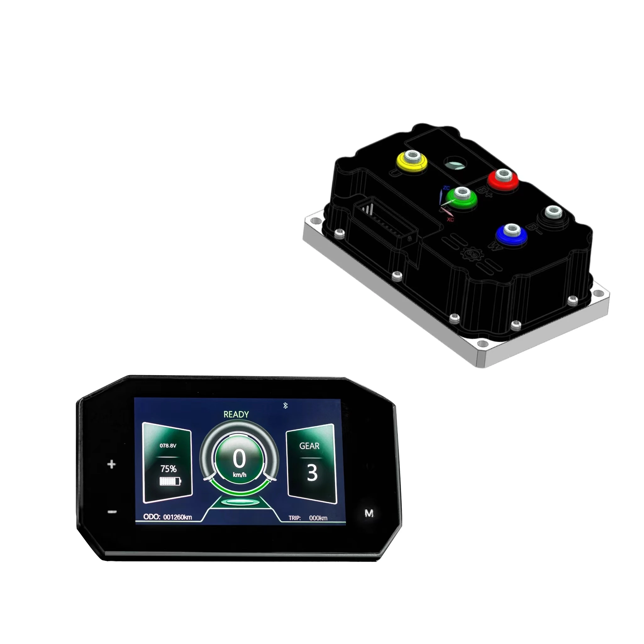 Map Navigation Speedometer Cast Screen Display For Electric Scooter ...