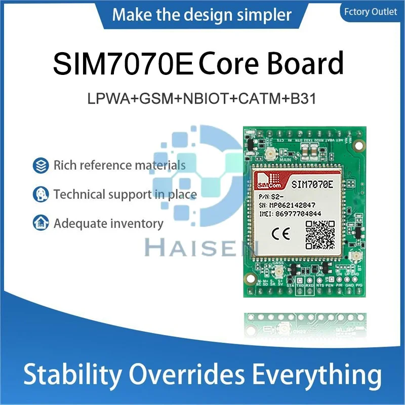 Haisen Simcom Sim7070e Core Board Lpwa Gsm Nbiot Catm B31 Development Board Module Modem ...