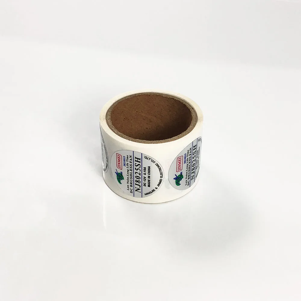 Custom High Quality Round Waterproof Sticker Roll Computer case Label ...