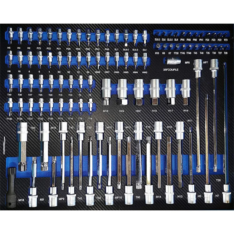 Auto Repair Trolley Tool Cabinet - 247pcs Tool Trolley