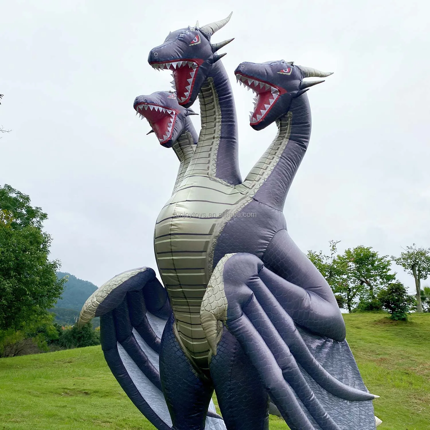 Three-headed Dragon Inflatable Ghidorah Costume for Halloween