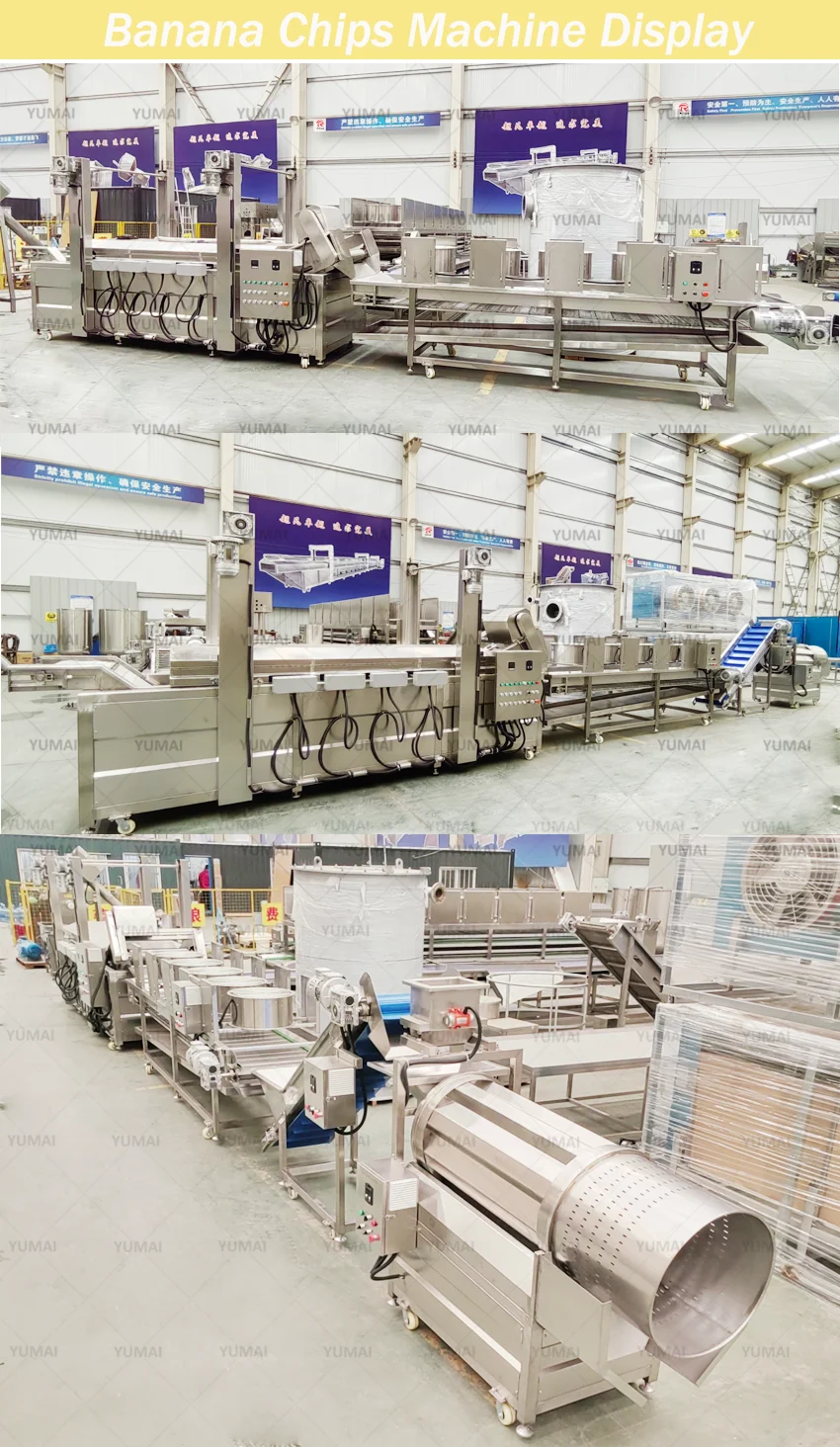 High Quality Fully Automatic Plantain Chips Production Line