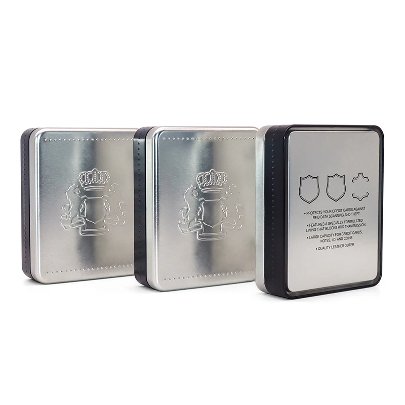 Custom Logo Square Metal Boxes - Perfect for Stickers & Crafts