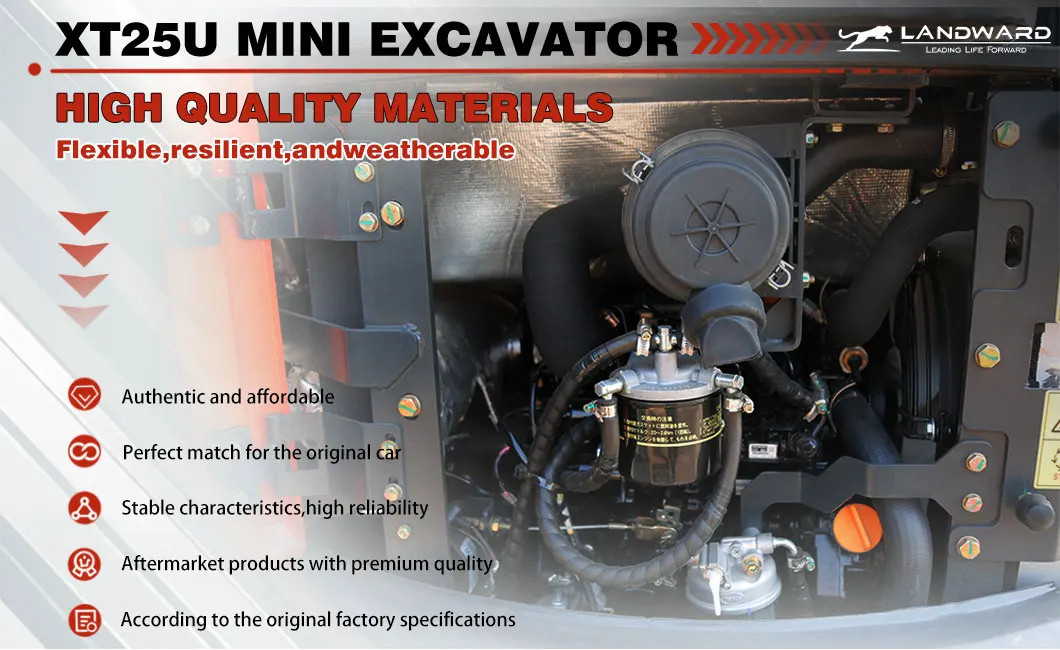 LANDWARD Mini Excavator 2.5 Ton YANMAR Engine EURO 5 - Crawler Mini ...