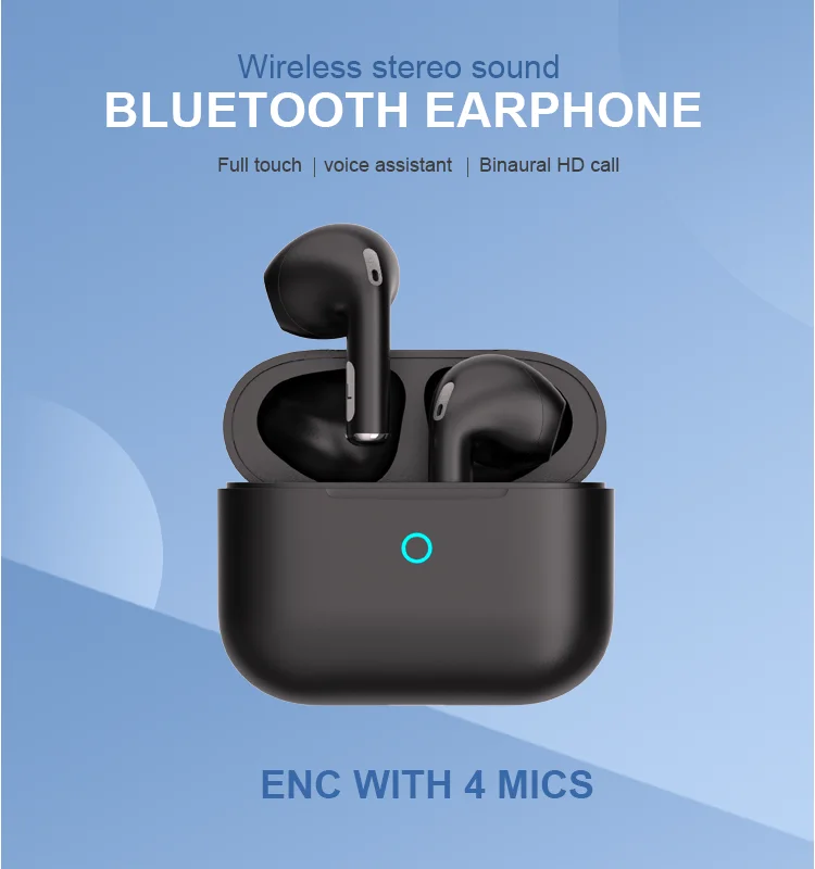 2026 New Wireless Earbuds ENC Noise Cancelling Tws Earphones Headphones ...