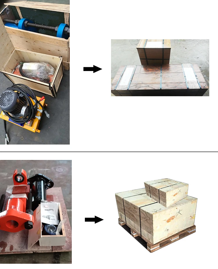 250t 300t Hydraulic Track Press for Track Chain Assembly