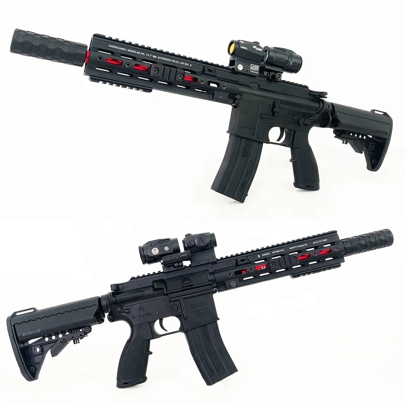 M4 Assault Rifle Nylon Hk416 Electric Splatter Gel Ball Blaster With ...