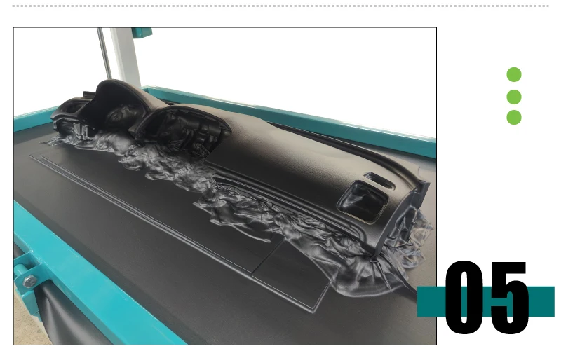 Pu Leather Wrapping Vacuum Forming Machine for Dashboard Customization ...