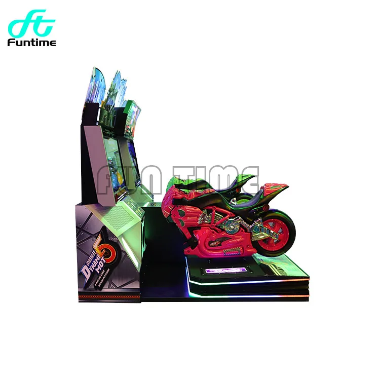 Indoor Amusement Coin-operated Arcade Simulator 42-inch Dynamic Racing ...