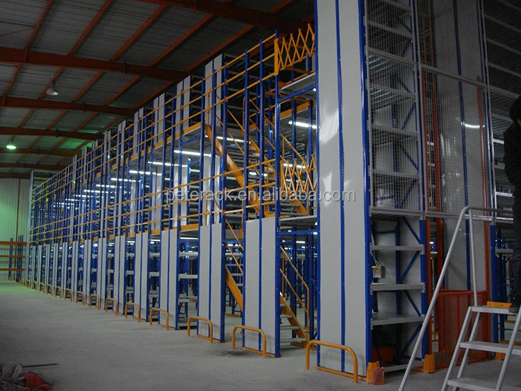 Stacking Racks & Shelves Warehouse Rack Mezzanine Ladder Mezzanine Rack ...